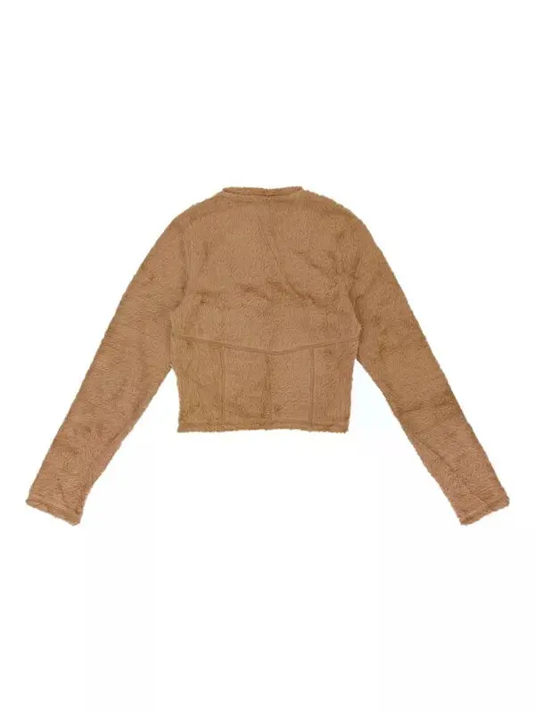 Callipygian Bustier-detail Top - Neutrals