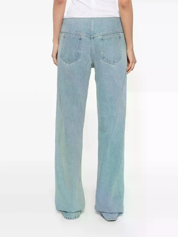 Christopher Esber Streaked Denim Jeans