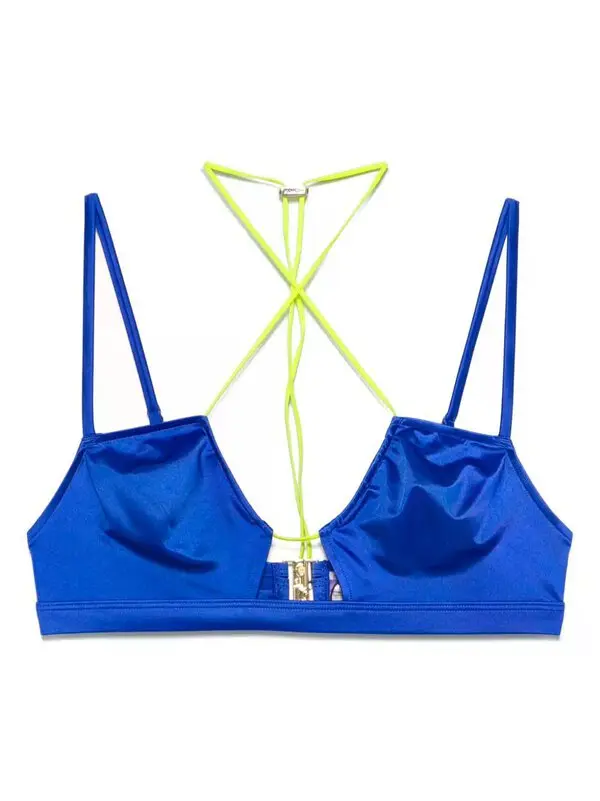 MAISON CLOSE Glow Bralette Bikini Top - Blue