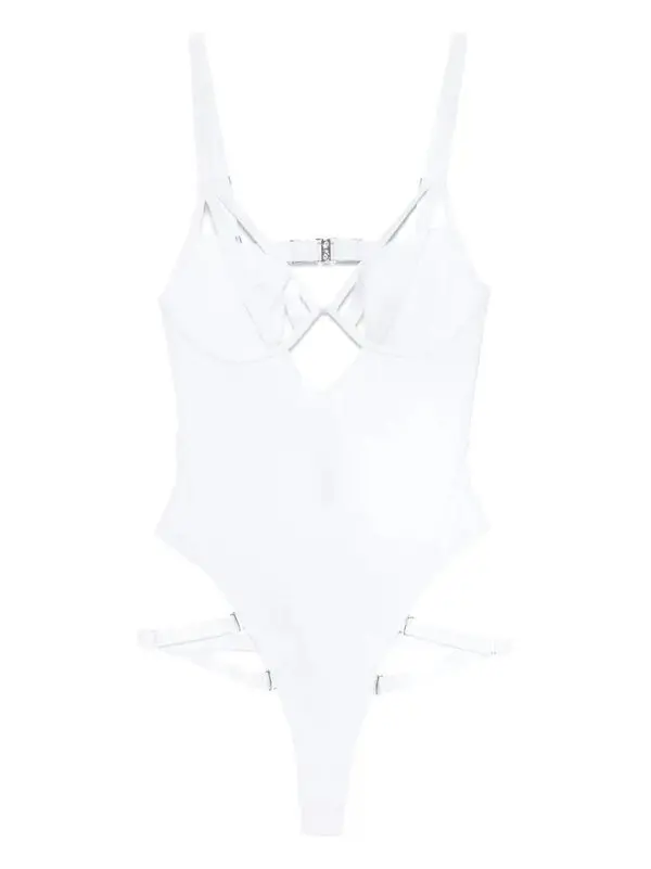 MAISON CLOSE Fatale One-piece Swimsuit - White
