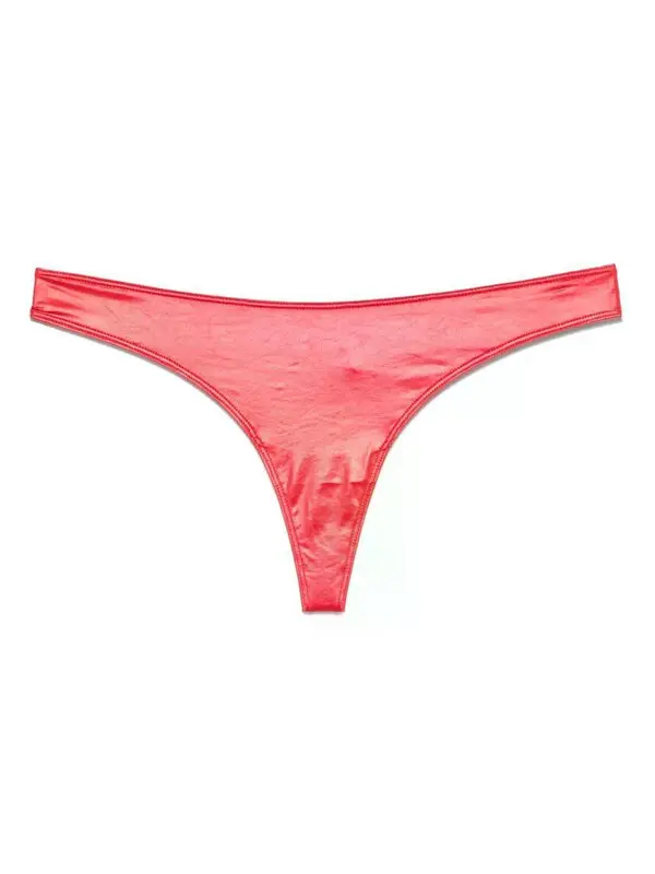 MAISON CLOSE Splash Thong Bikini Bottom - Red