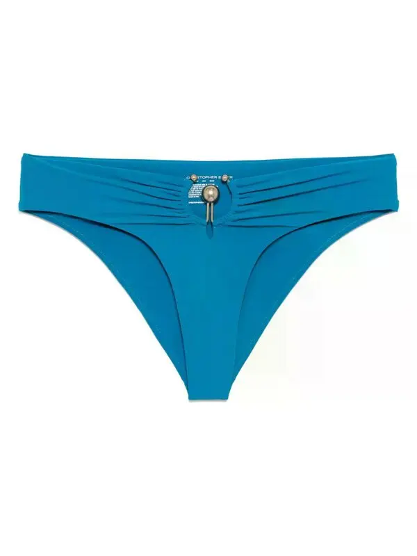 Christopher Esber Ruched Orbit High Brief - Blue