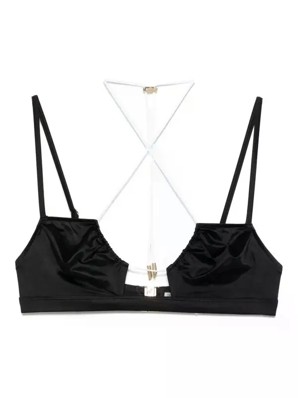 MAISON CLOSE Glow Bralette Bikini Top - Black