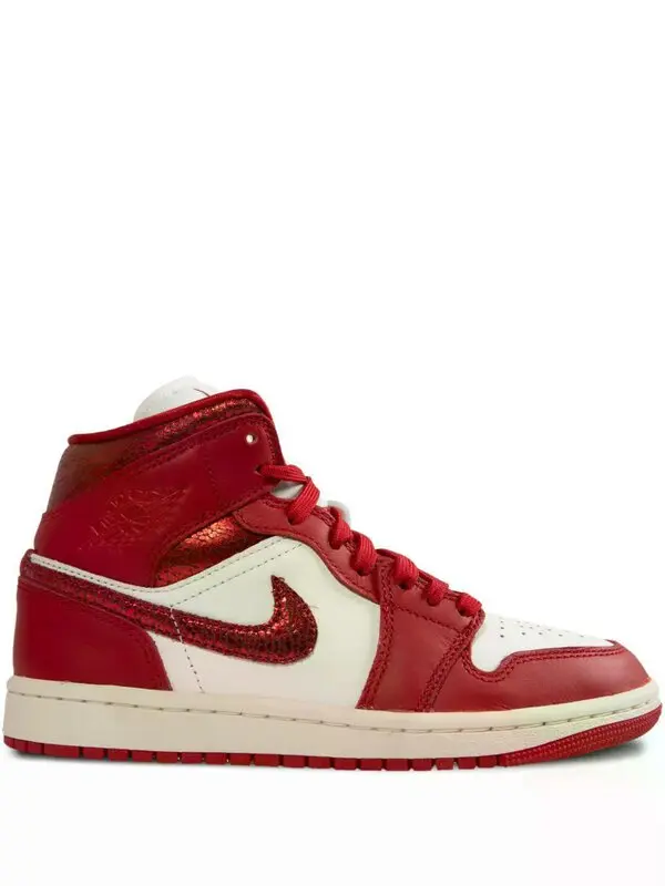 JORDAN Air 1 Mid Se Sneakers - Red