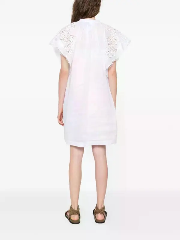 Max Mara Astor Broderie Anglaise Dress - White