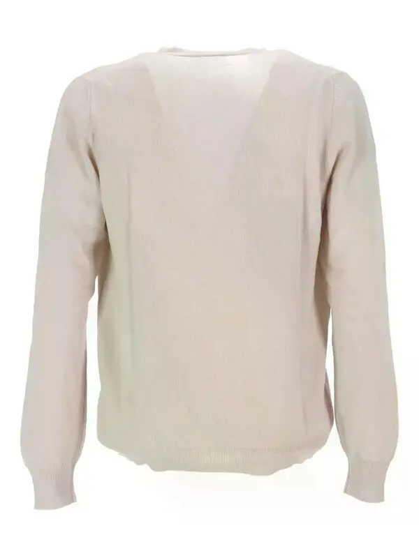 GRAN SASSO V-neck Cardigan - Neutrals