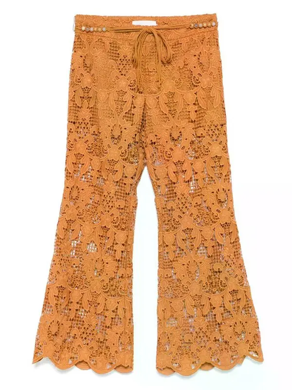 Zimmermann Coco Lace Flared Trousers