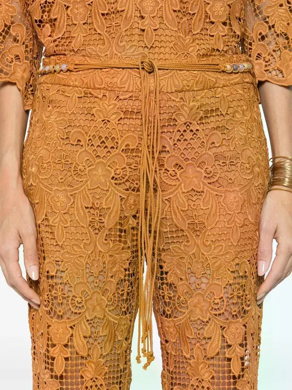 Zimmermann Coco Lace Flared Trousers