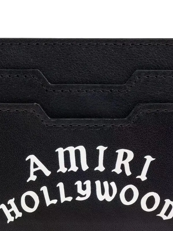 Amiri Hollywood Logo-embellished Card Holder