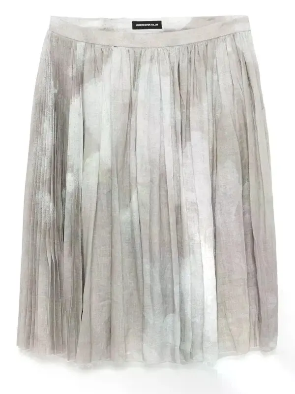 UNDERCOVERISM Graphic-printed Pleated Skirt