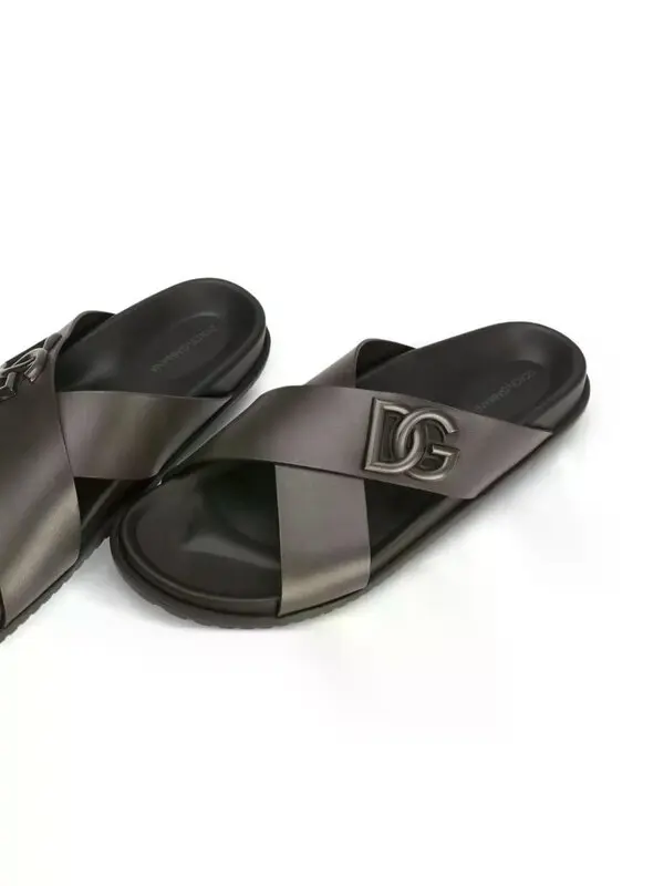 Dolce & Gabbana Leather Slides