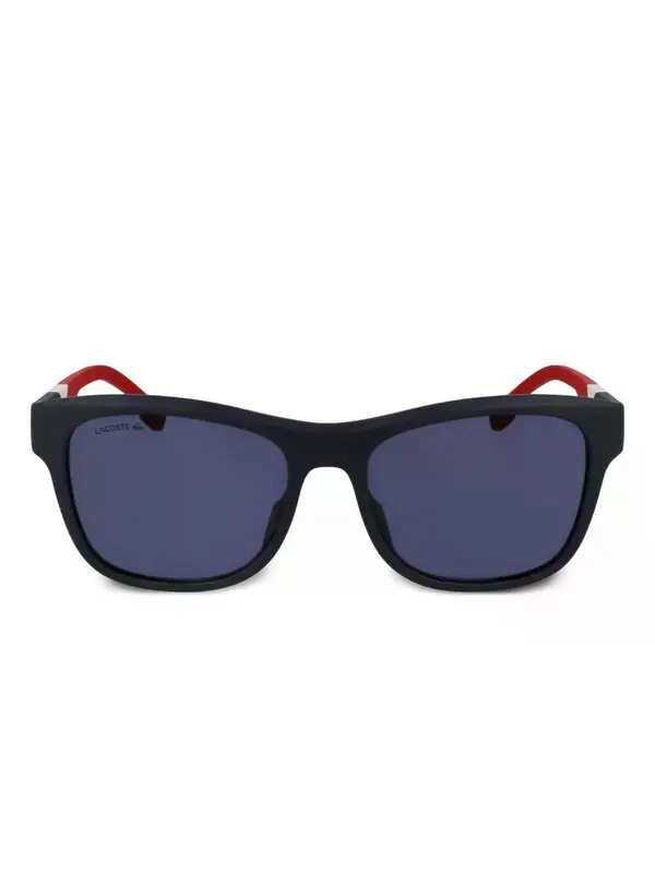 Lacoste Matte Frame Square Sunglasses - Blue