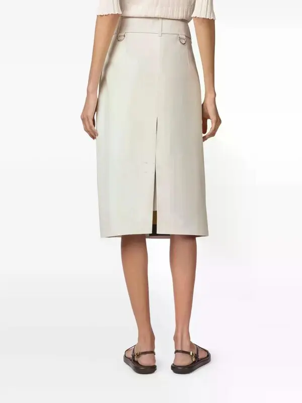 TOD'S Belted Midi Skirt