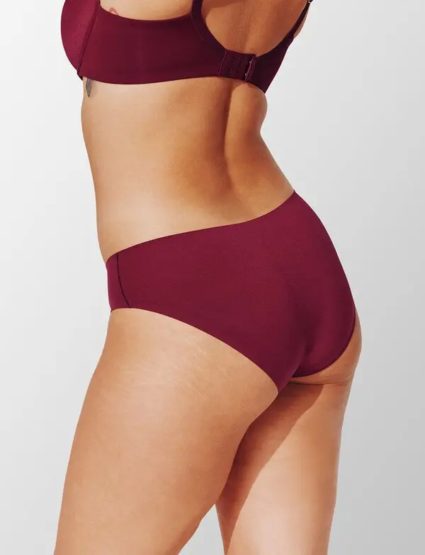 THIRDLOVE Comfortstretch Bikini Panty - Cabernet