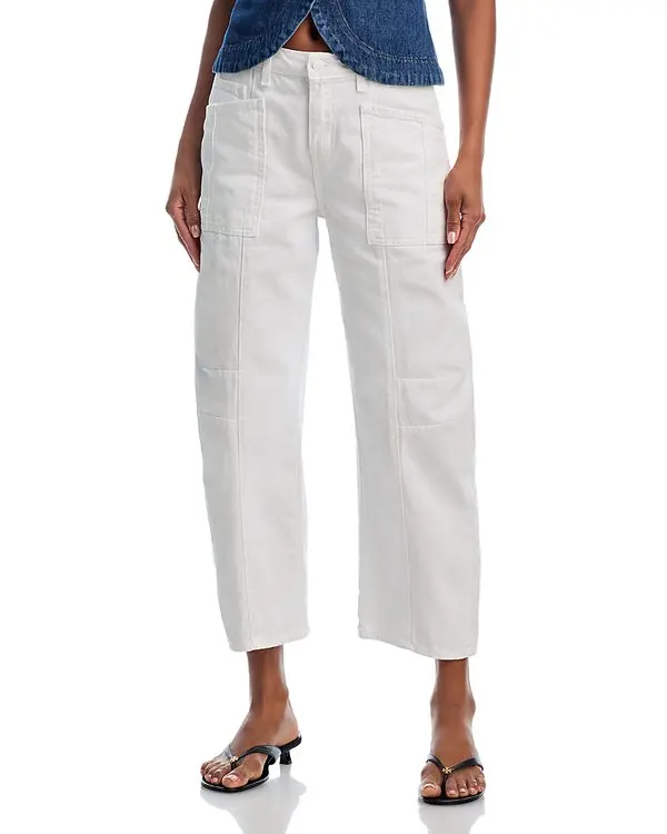 L'Agence Cody High-rise Rodeo Jeans - Blanc