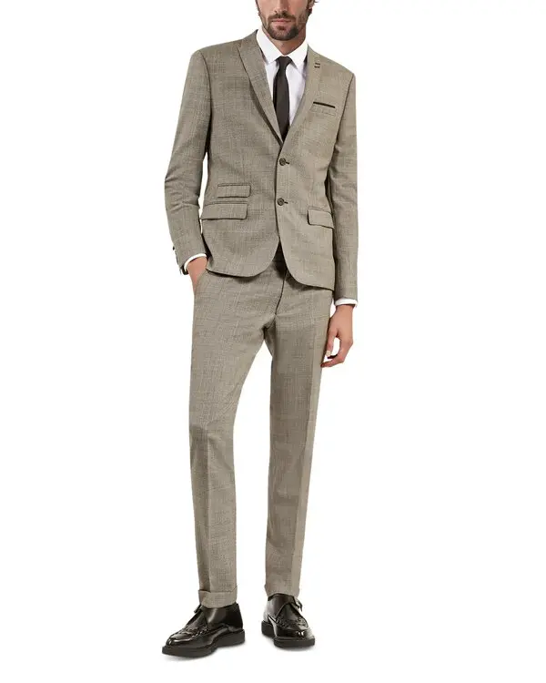 The Kooples Slim Fit Suit Jacket - Beige