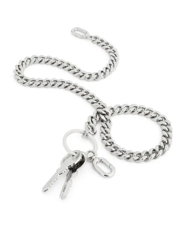 Balenciaga Hourglass Chain Strap - Silver