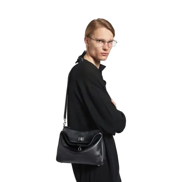 Balenciaga Rodeo Messenger Bag - Black