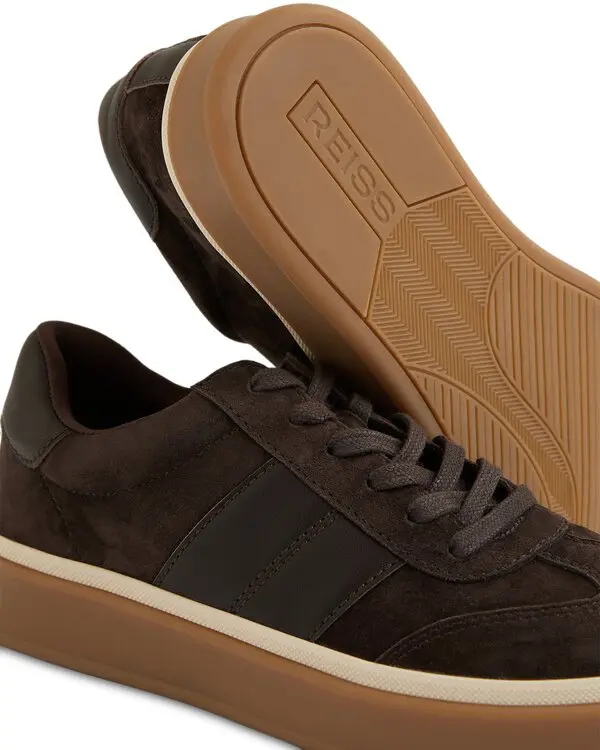 REISS Trainer Sneakers - Chocolate