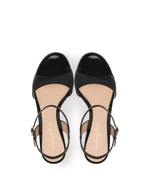 GIANVITO ROSSI Marlena Sandals - Black Leather