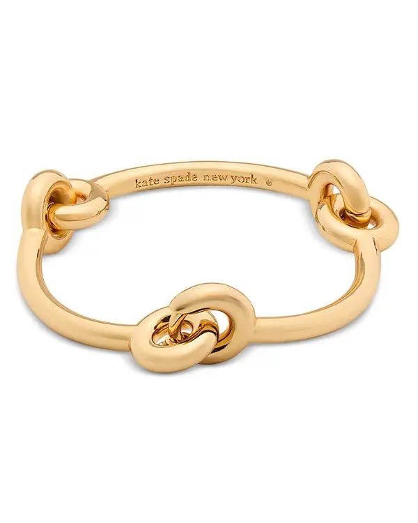 Kate Spade New York Interlock Bangle Bracelet - Gold