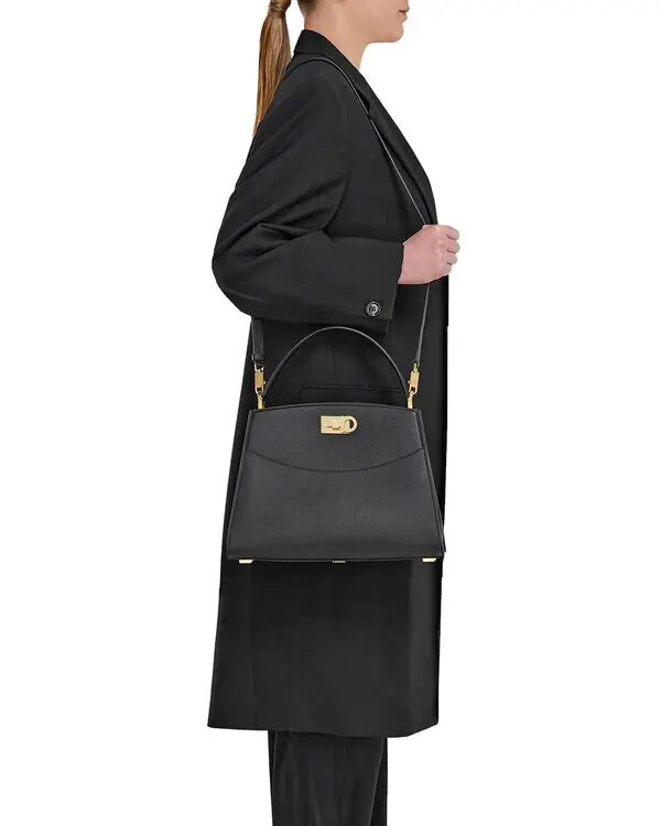 FERRAGAMO Studio Box Bag - Nero