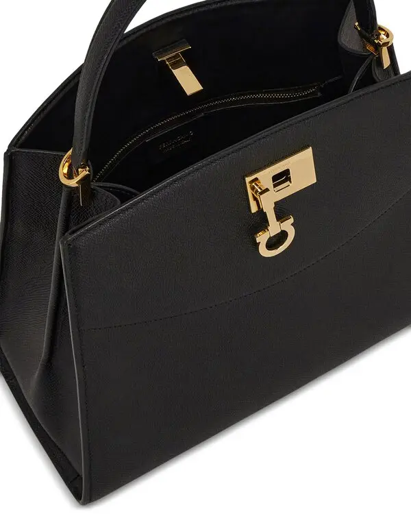 FERRAGAMO Studio Box Bag - Nero