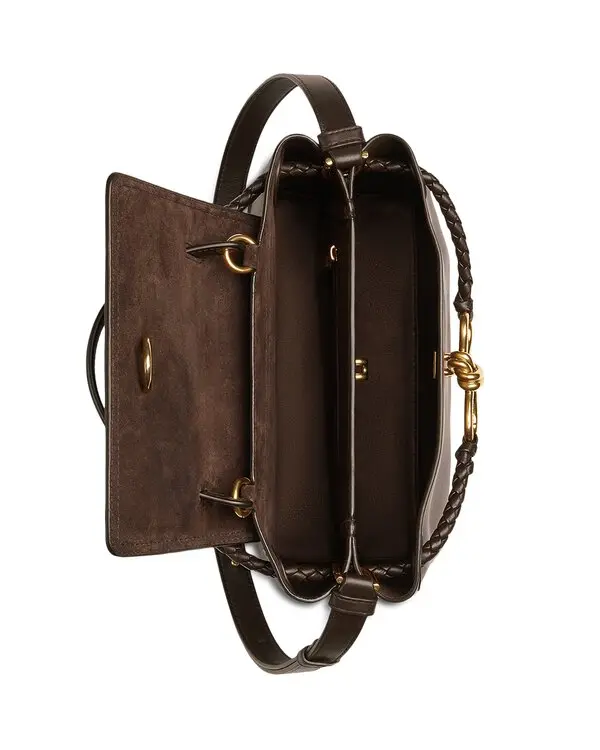 Bottega Veneta Small Ciao Ciao Leather Top Handle Bag - Beige
