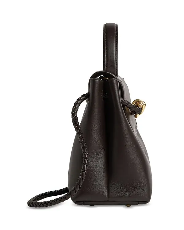 Bottega Veneta Small Ciao Ciao Leather Top Handle Bag - Beige