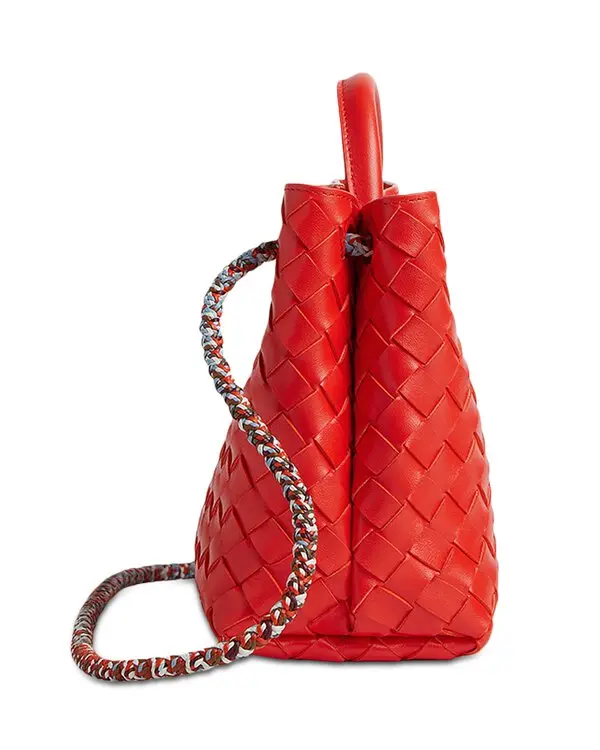 Bottega Veneta Small Andiamo Intrecciato Top Handle Bag