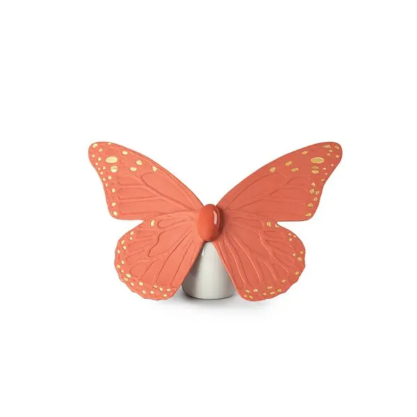 LLADRO Porcelain Butterfly Sculpture - Multi
