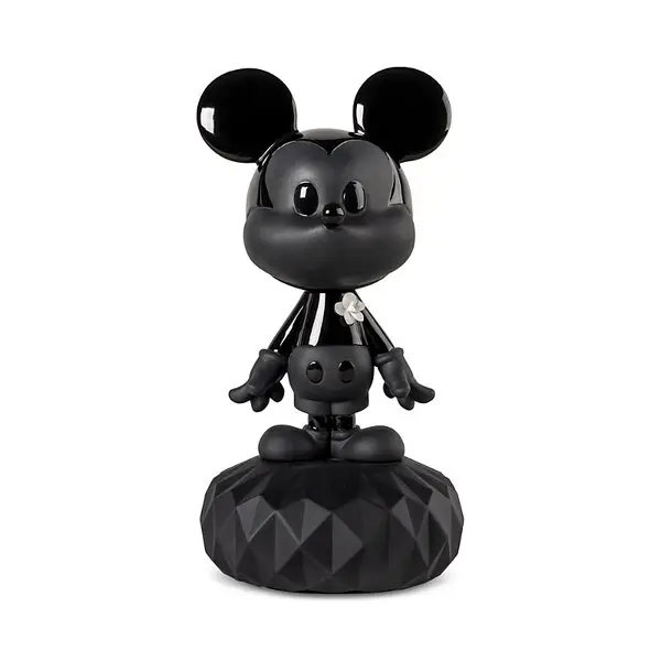 LLADRO Total Black Mickey Mouse Sculpture
