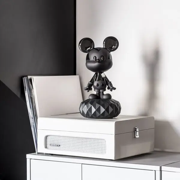 LLADRO Total Black Mickey Mouse Sculpture