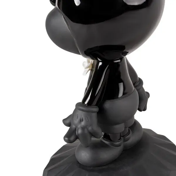 LLADRO Total Black Mickey Mouse Sculpture
