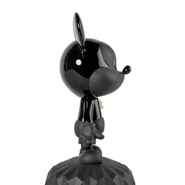 LLADRO Total Black Mickey Mouse Sculpture
