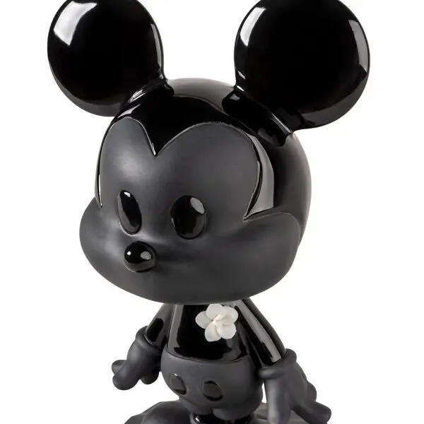 LLADRO Total Black Mickey Mouse Sculpture