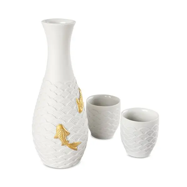 LLADRO Koi Sake Set
