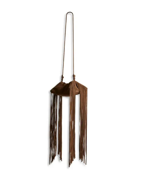 Altuzarra Origami Fringe Mini Bag - Chocolate