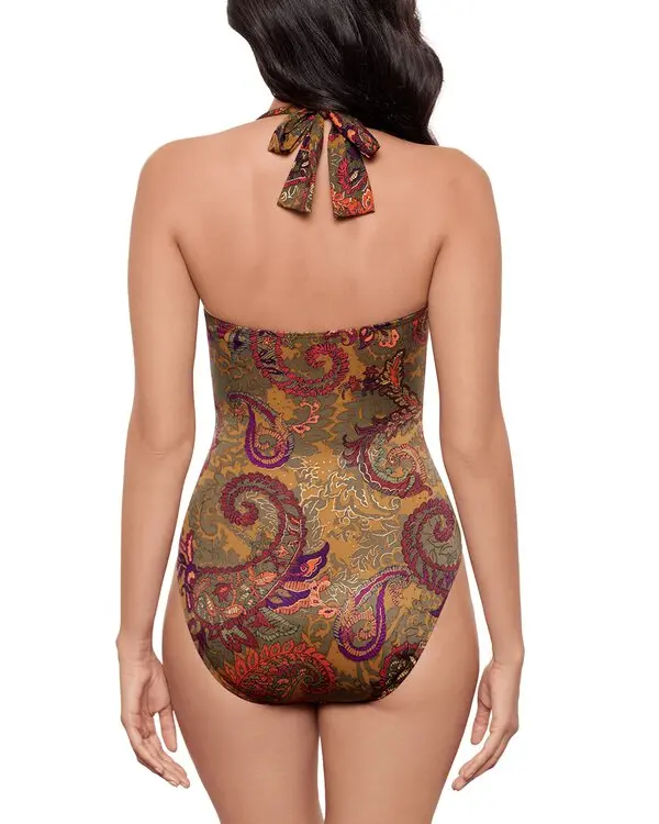 Miraclesuit Perissa Utopia Halter One Piece Swimsuit - Multi