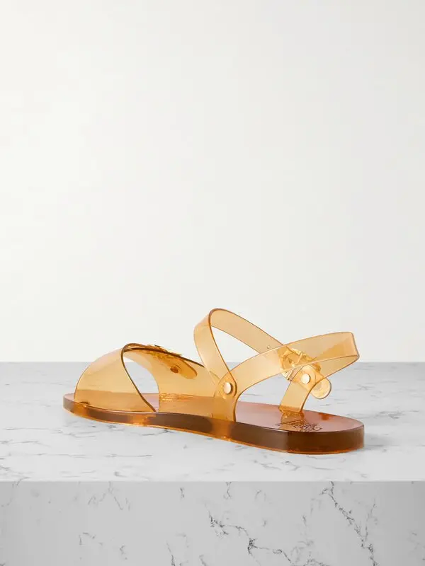 ANCIENT GREEK SANDALS Irini Recycled-pvc Slingback Sandals - Brown