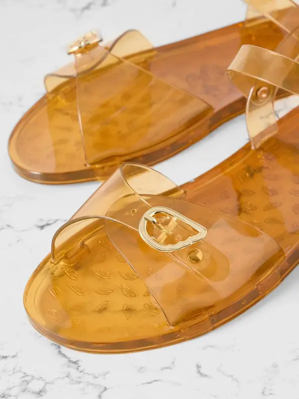 ANCIENT GREEK SANDALS Irini Recycled-pvc Slingback Sandals - Brown