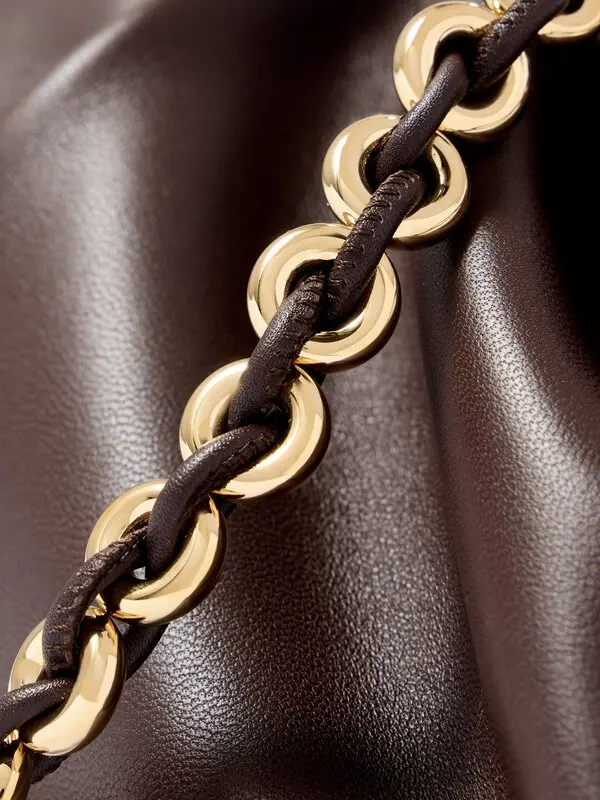 Loewe Flamenco Medium Clutch - Brown