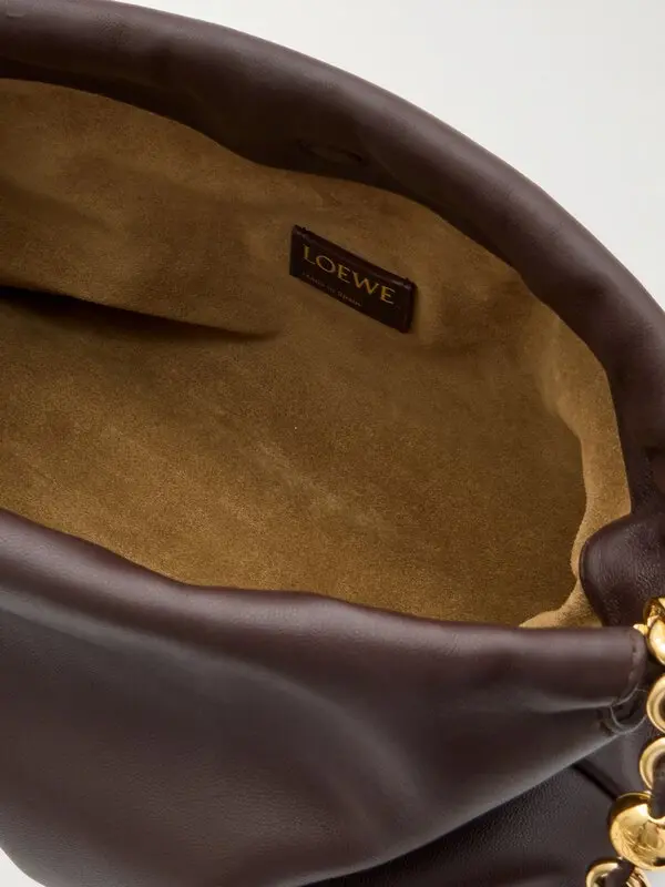 Loewe Flamenco Medium Clutch - Brown