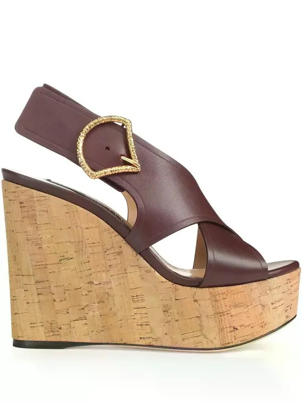 SERGIO ROSSI 75mm Sea Scale Sandals
