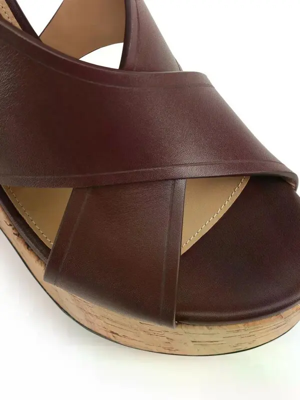 SERGIO ROSSI 75mm Sea Scale Sandals