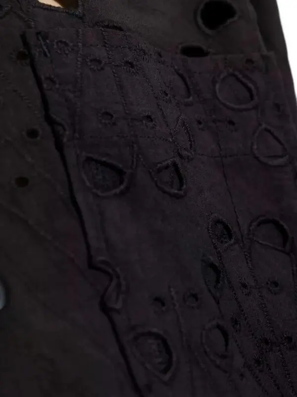 GESTUZ Cotton Embroidered Shirt