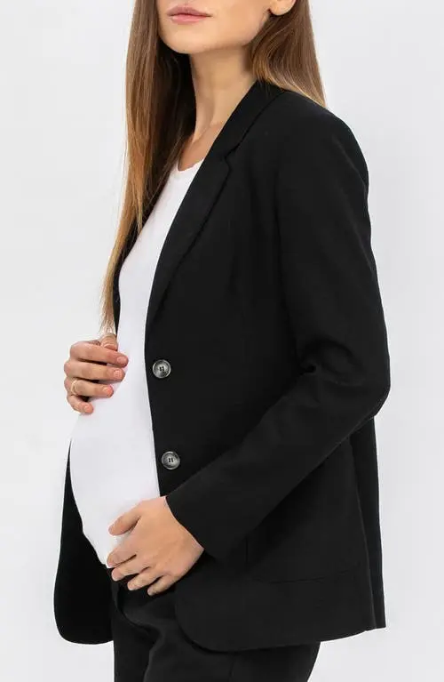 PIETRO BRUNELLI Eliana Two-button Maternity Blazer