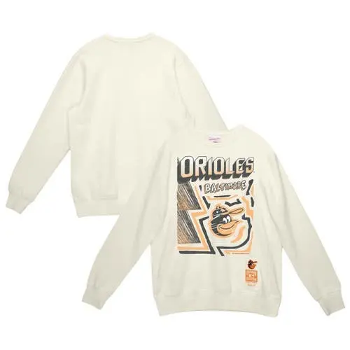 Mitchell & Ness Baltimore Orioles Sidewalk Sketch Pullover Hoodie