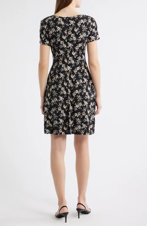 CONNECTED APPAREL Floral Print Dress