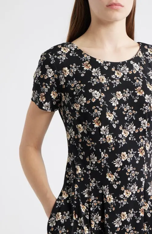 CONNECTED APPAREL Floral Print Dress